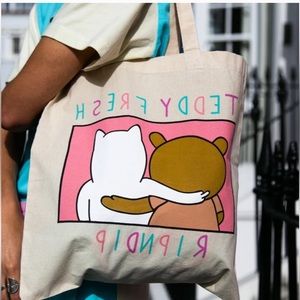 Ripndip | Bags | New Ripndip Teddy Fresh Lord Nermal Canvas Eco Tote ...